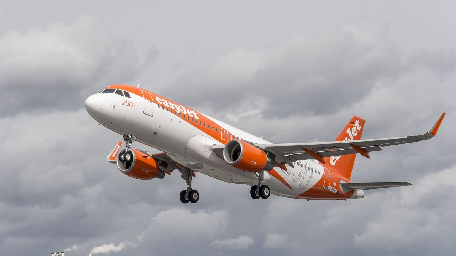 World first as EasyJet tries new paint technique for a lighter shade of ...