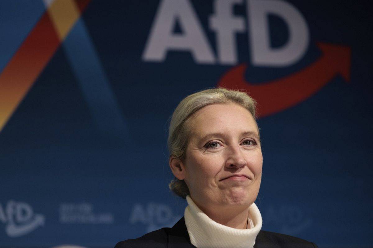 Germany's far-right AfD chief pushes back on Nazi claims in chat with ...