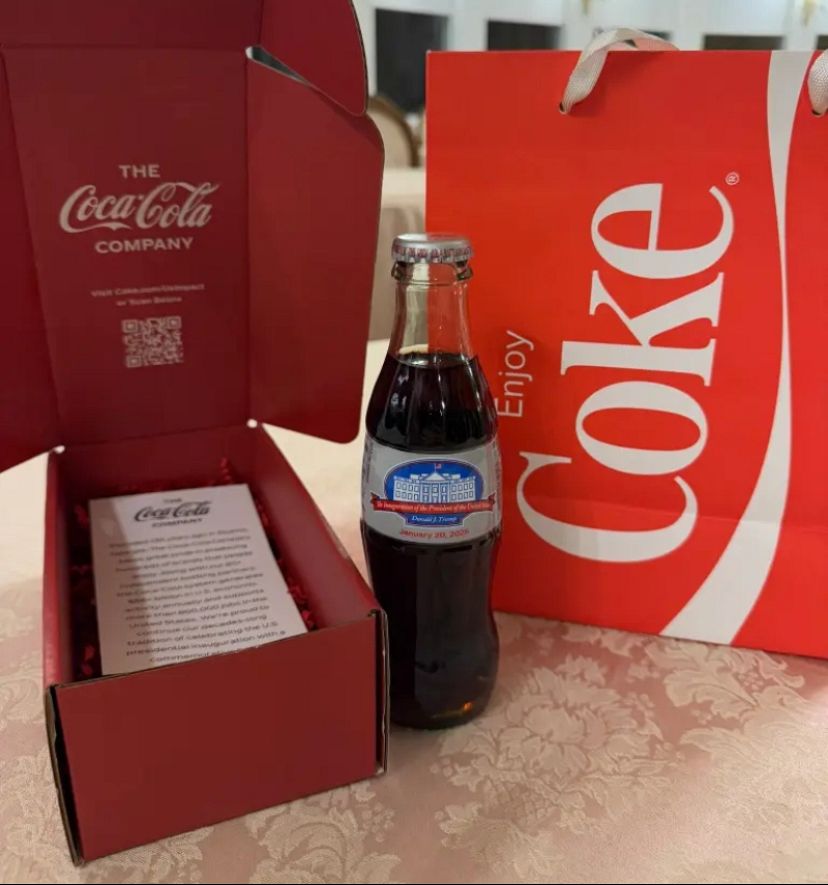 Strange Donald Trump inauguration gift could reignite Coca-Cola vs ...