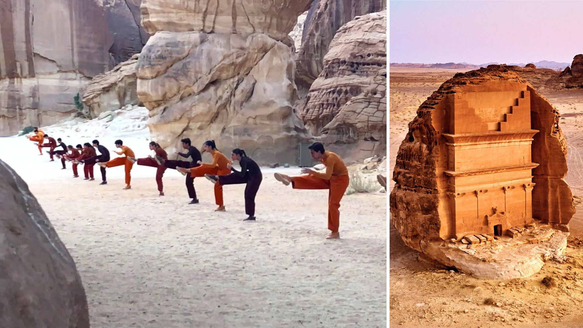 Dancing in the sands: Noé Soulier’s nomadic choreography transforms AlUla’s desert | Euronews