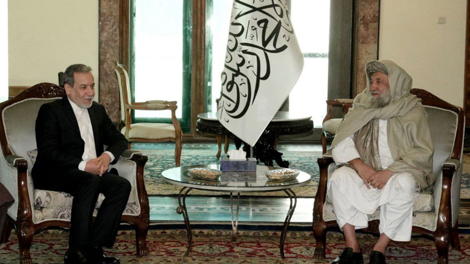 Iranian foreign minister meets Taliban officials in first Kabul visit ...