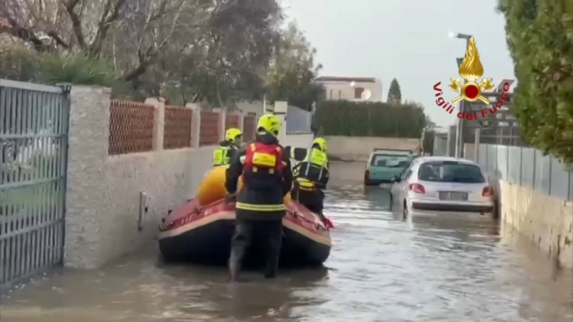Clean up efforts are underway in the Italian city of Messina following ...
