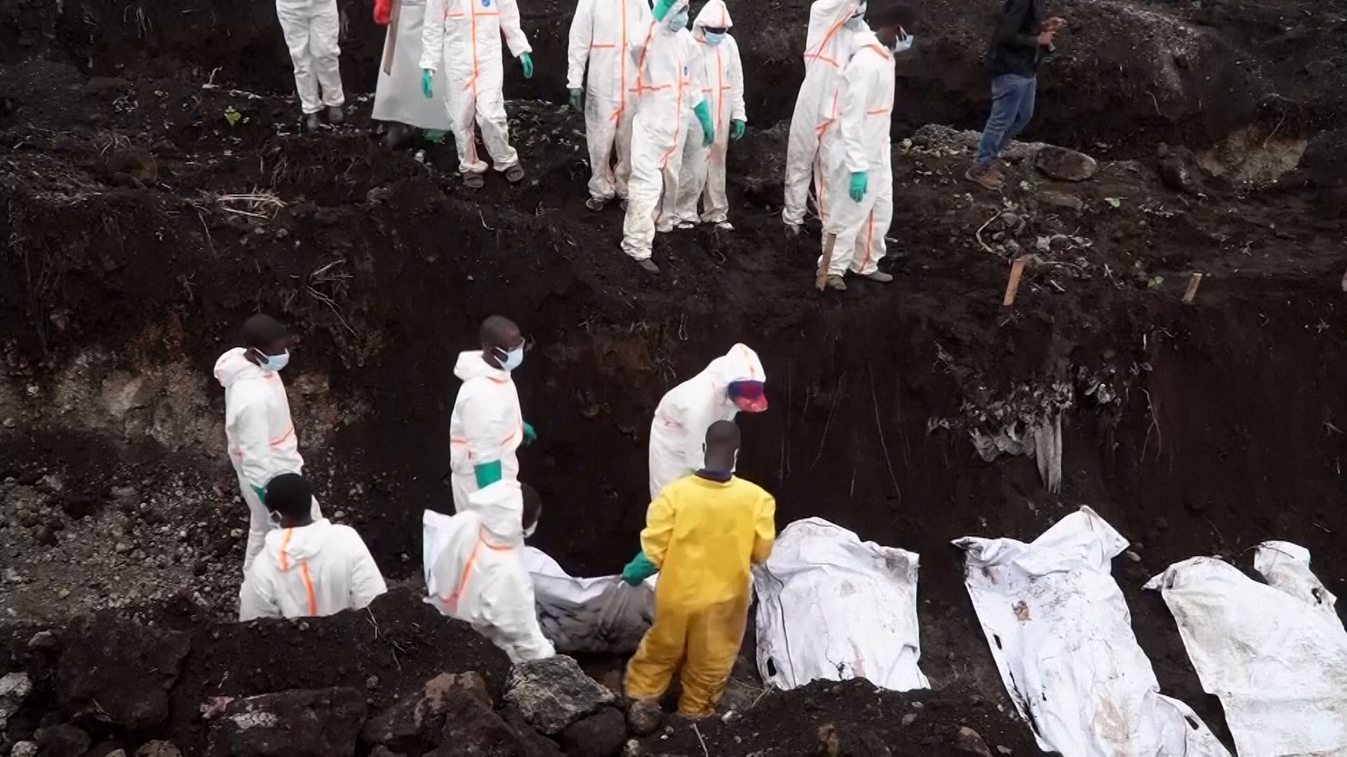 Vidéo. RDC : au moins 900 morts enterrés dans des fosses communes à Goma | Euronews