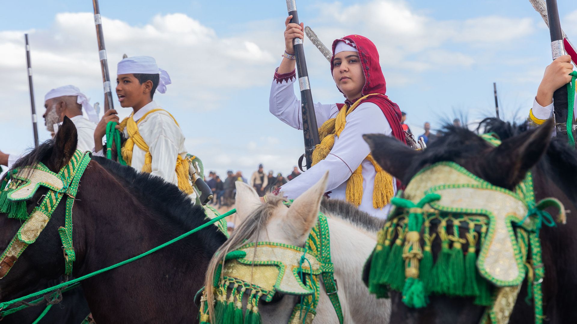 Video. Watch: The fearless female rider keeping a Moroccan tradition ...