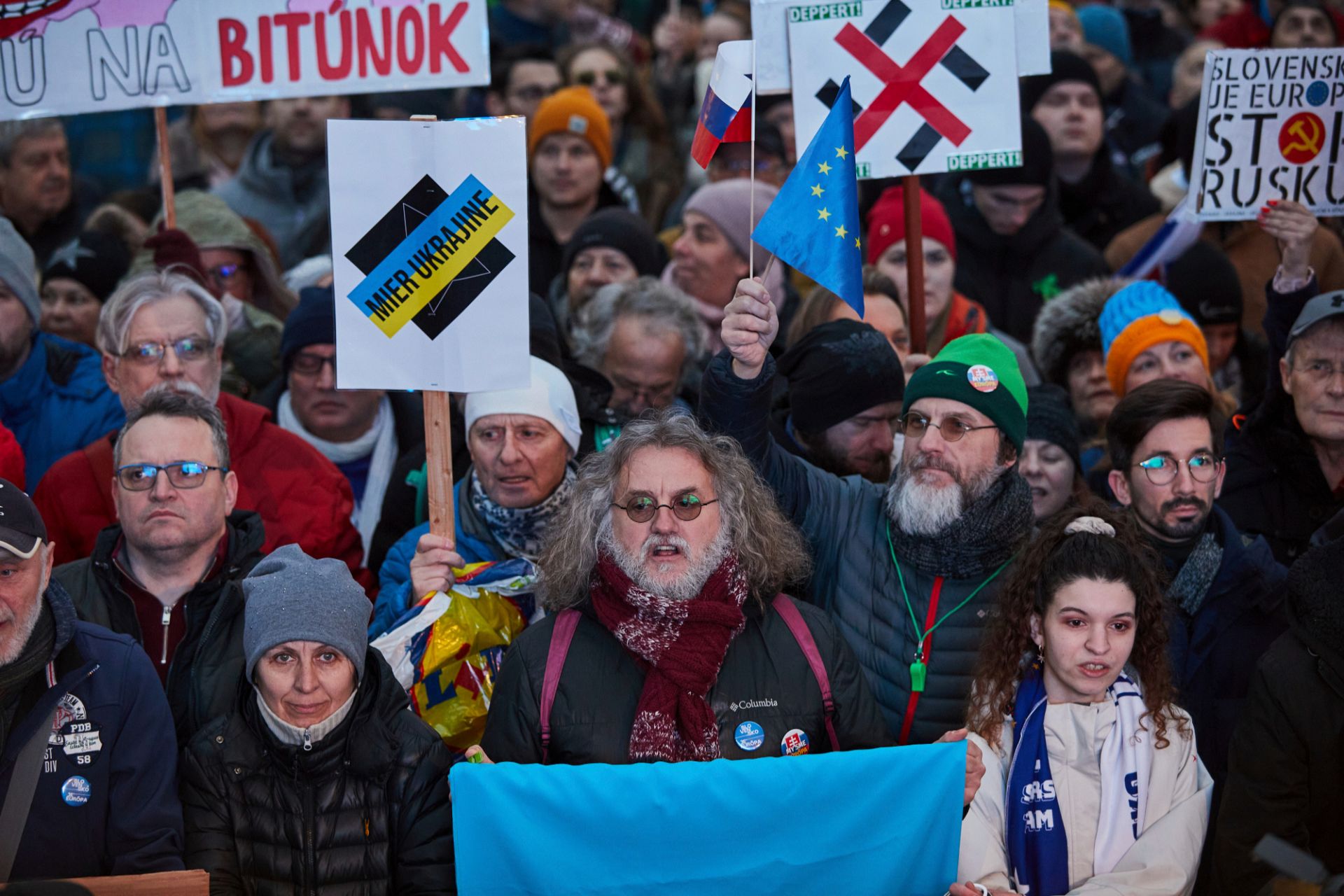 Thousands in Slovakia protest against what they say is PM Fico's pro ...