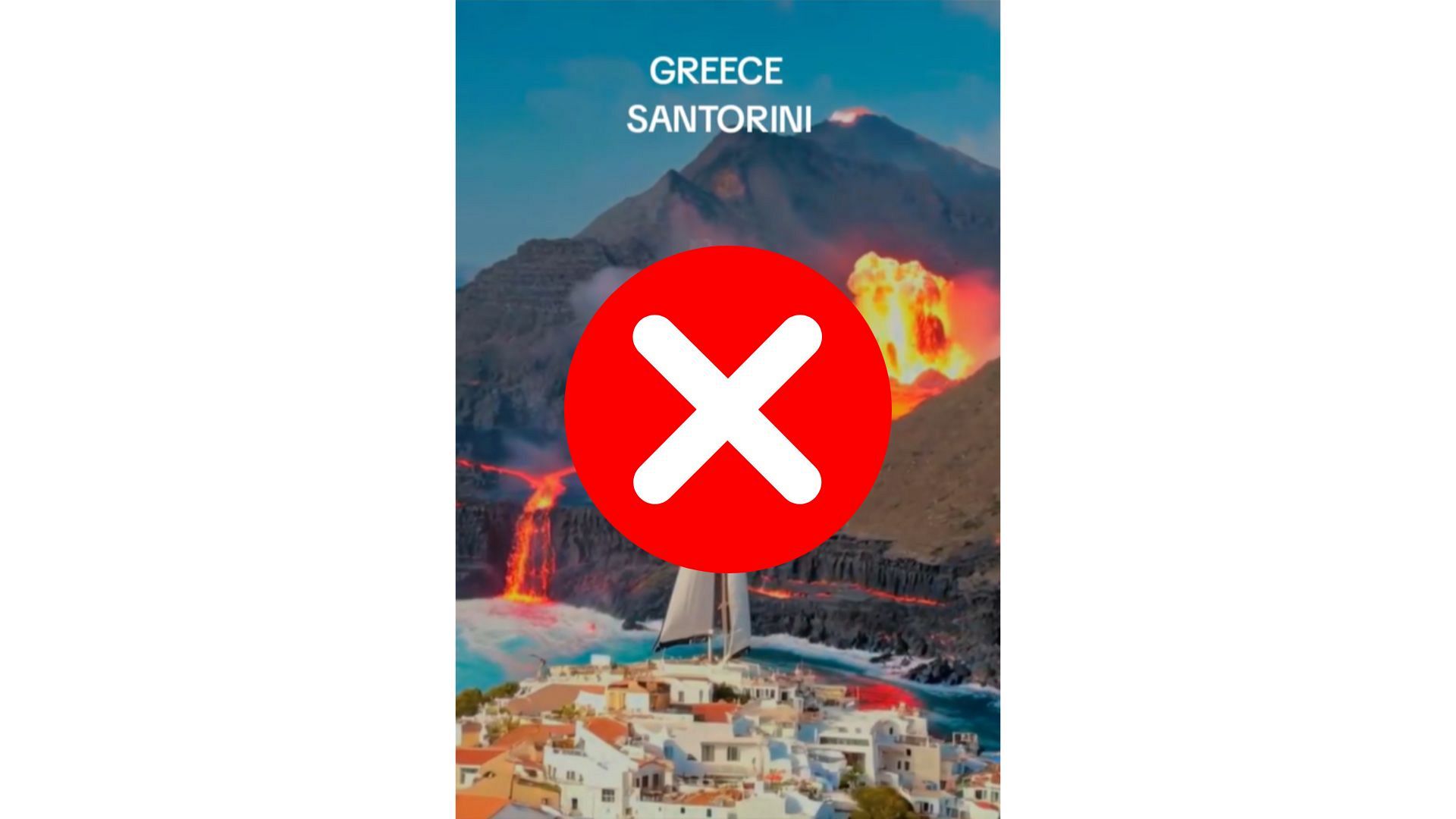 Santorini targeted by fake volcano eruption videos | Euronews