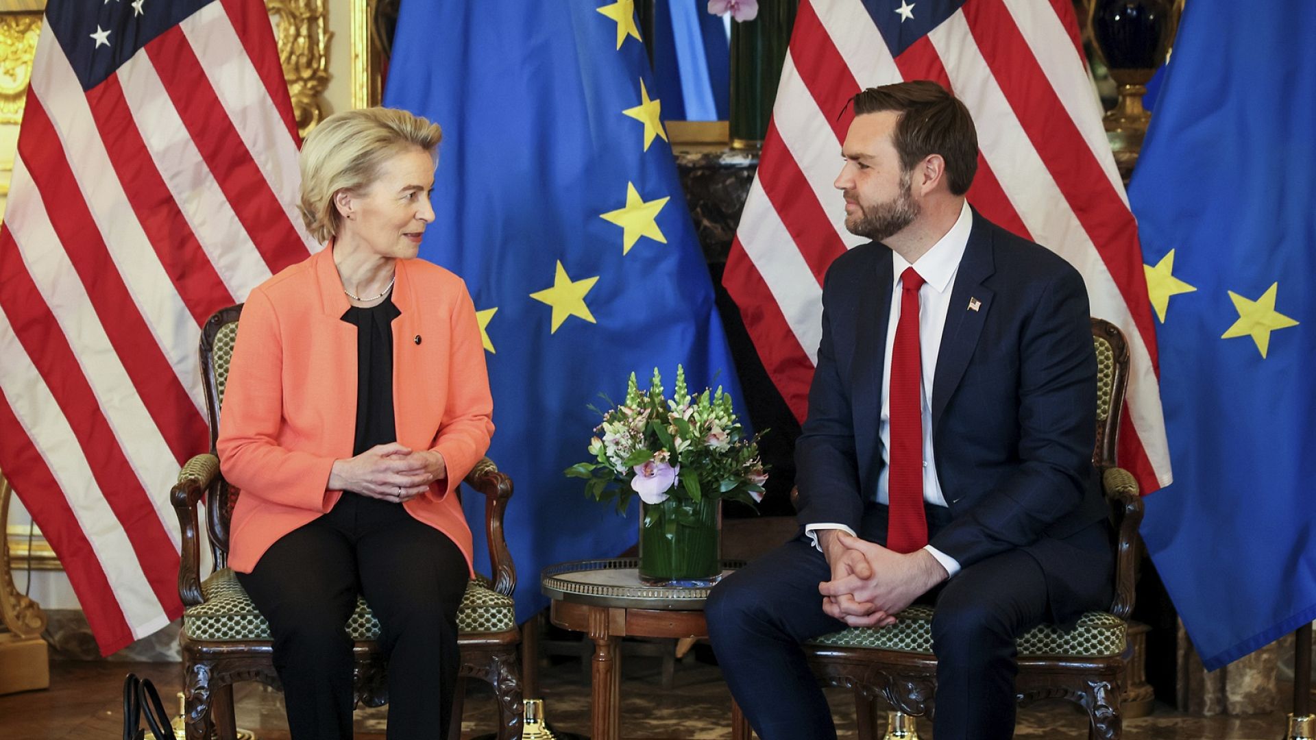 Il vicepresidente Usa J.D. Vance a von der Leyen: "Le tensioni ...