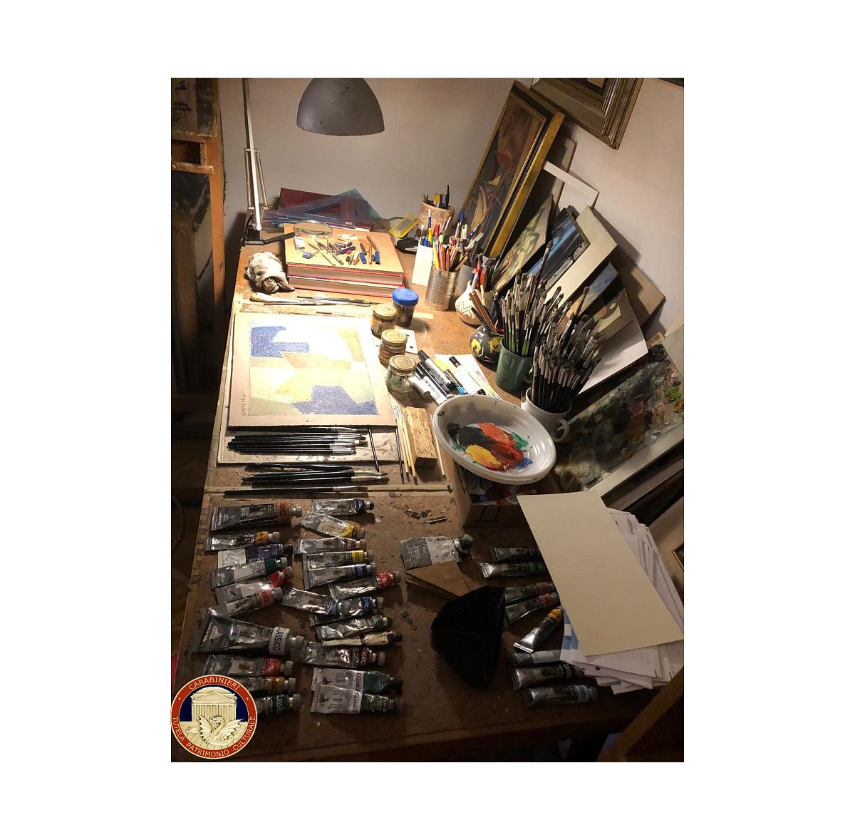 Italian police uncover secret art forgery workshop in Rome selling fake ...