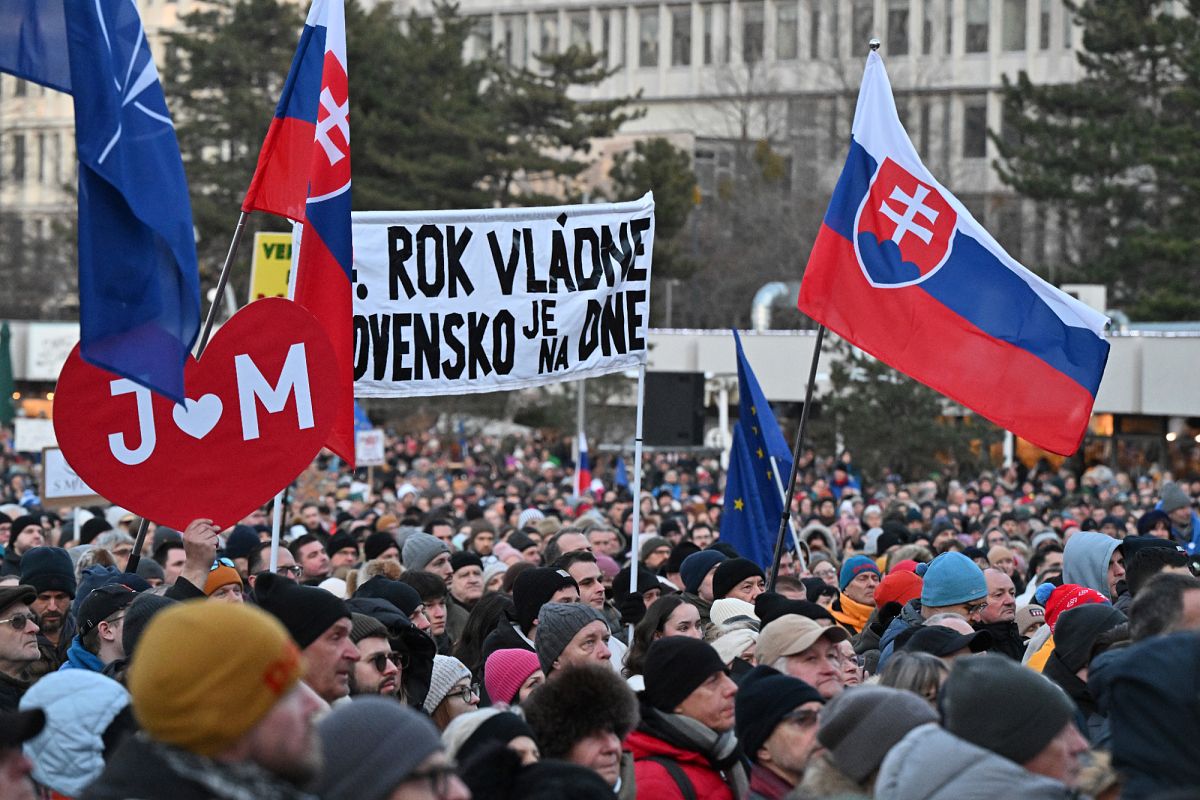 Slovacchia: proteste antigovernative nell'anniversario dell'omicidio ...