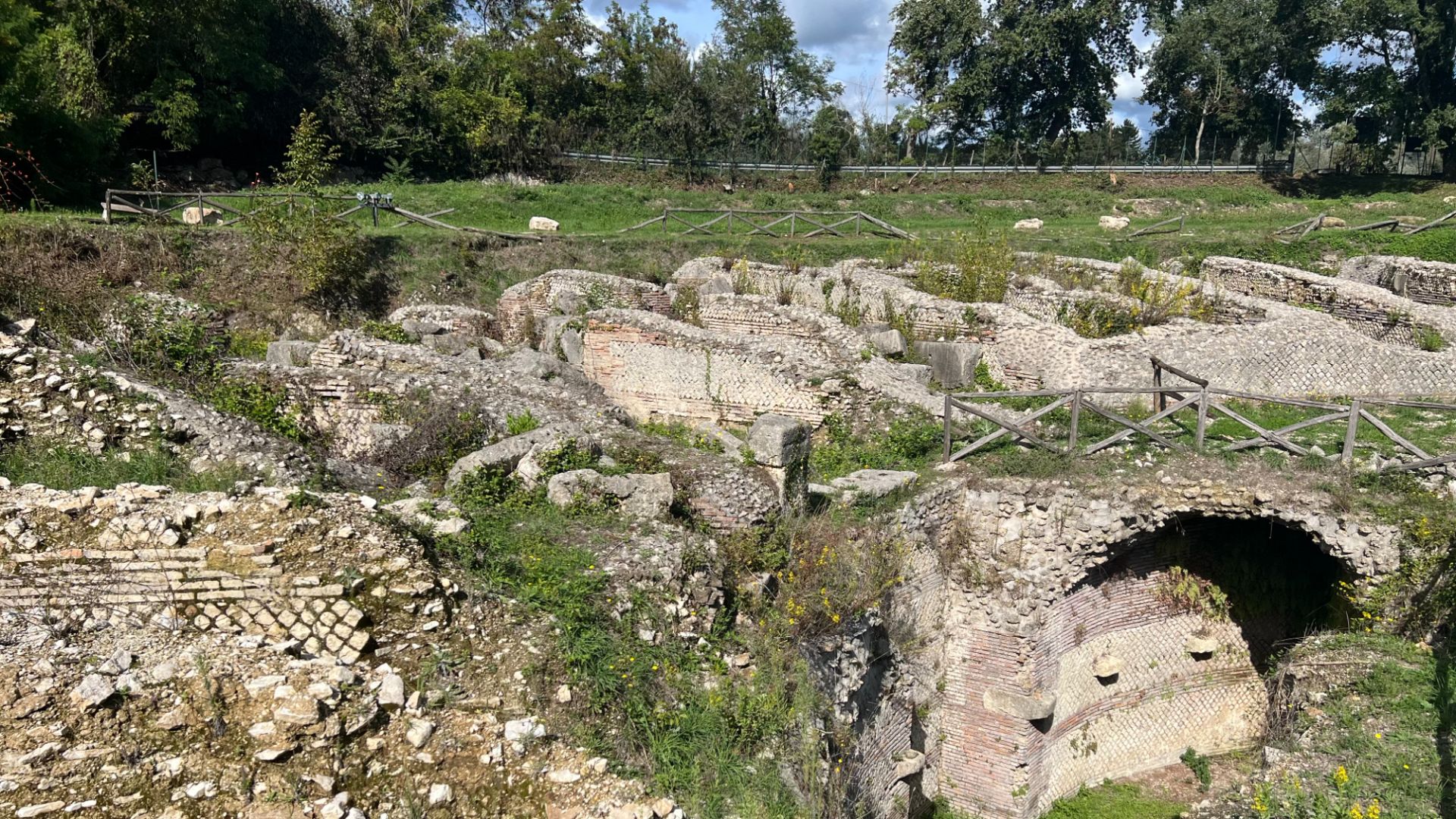 This ancient amphitheatre near Rome doesn’t know if it’s a football ...