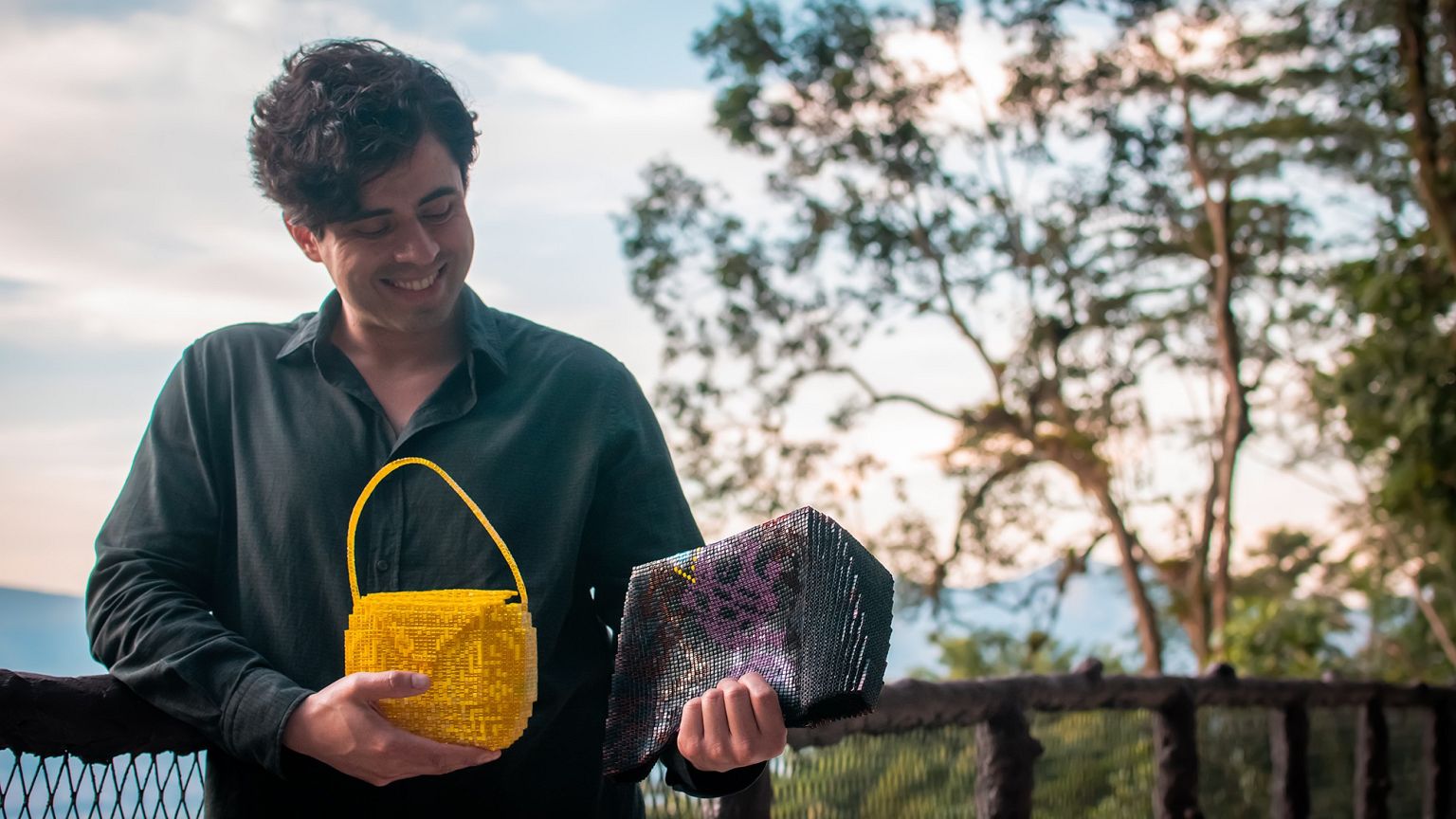 A Venezuelan designer illuminates the future of fashion with recycled ...