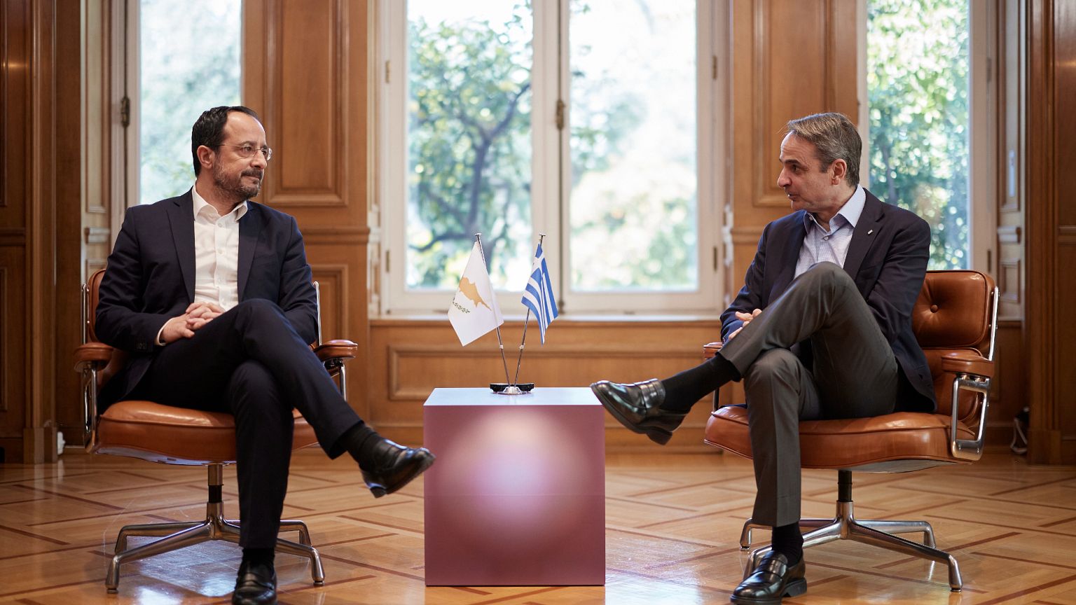 Συνάντηση Μητσοτάκη - Χριστοδουλίδη στην Αθήνα: Συντονισμός ενόψει της ...