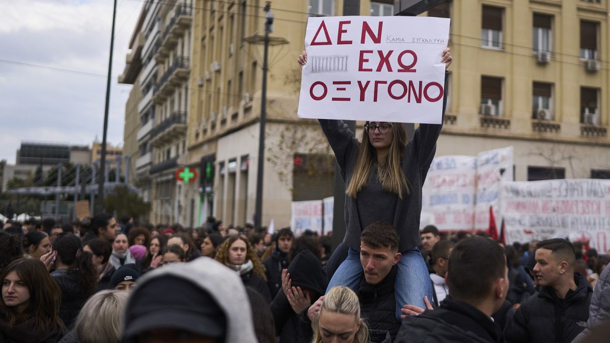 How Greek protests over a deadly train crash triggered a deluge of ...