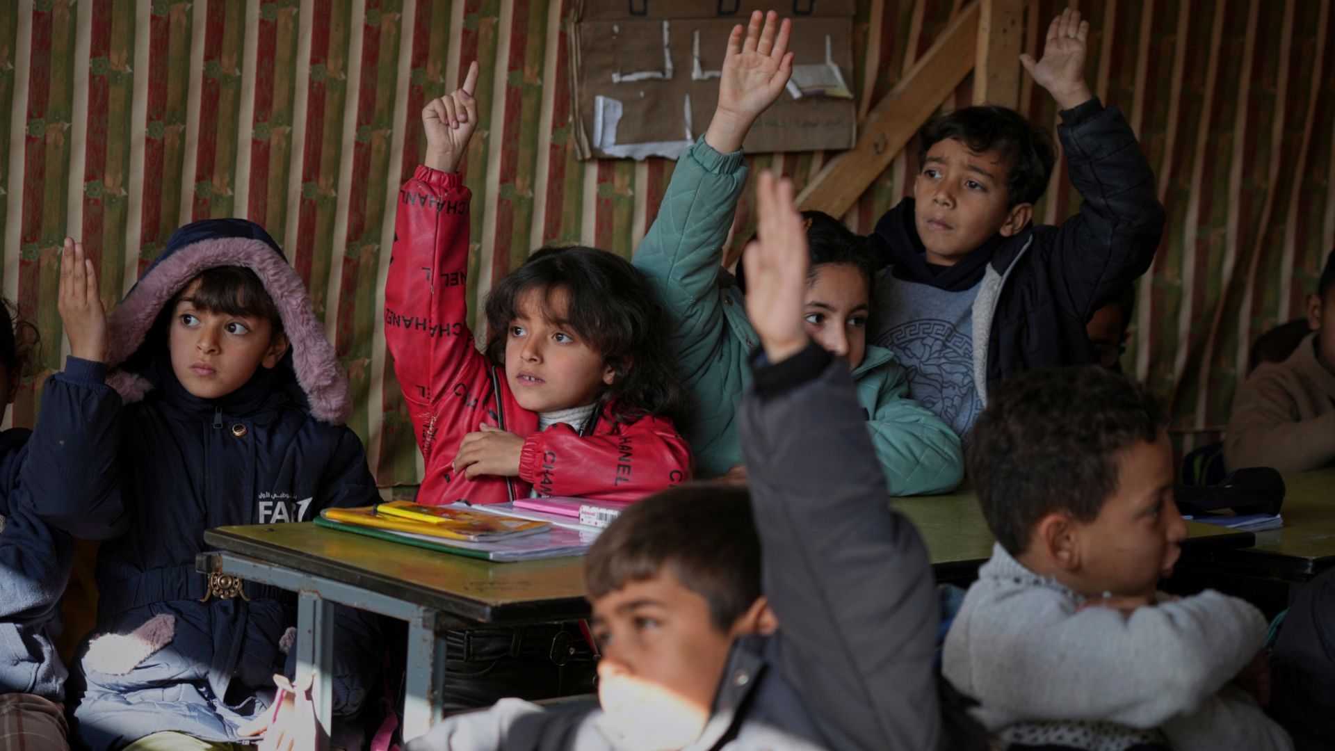 Video. Palestinian children struggle to resume education in ruined ...
