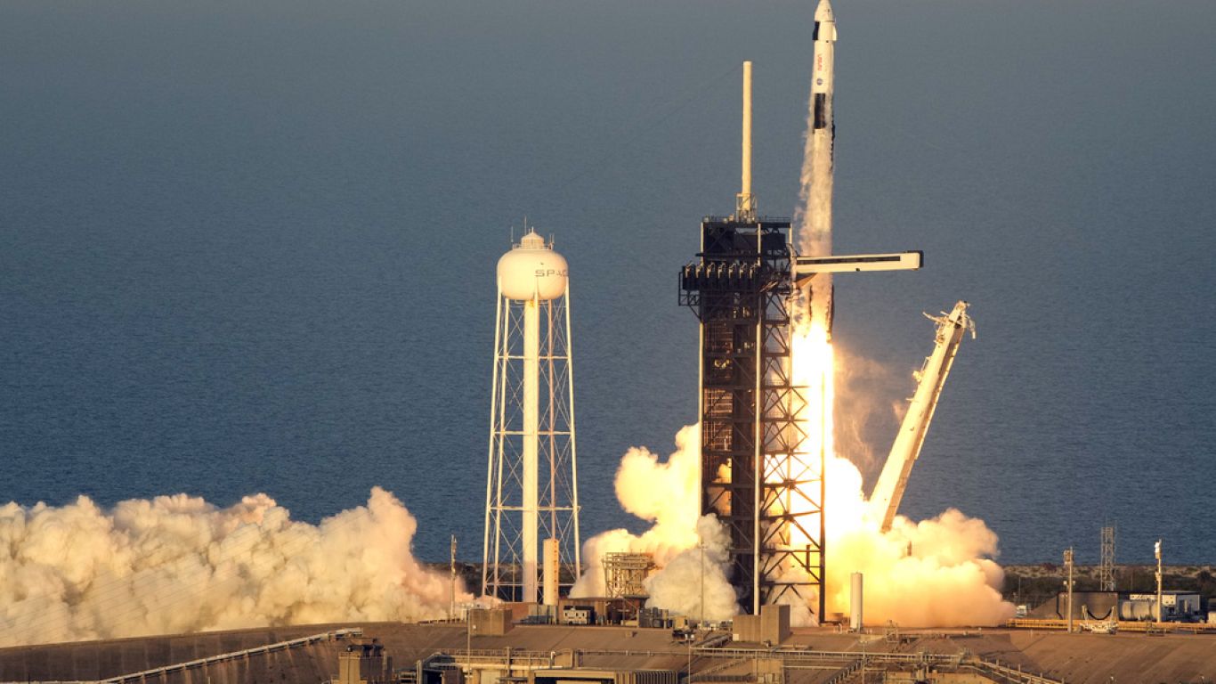 NASA and SpaceX launch mission to replace US astronauts stranded on the International Space ...