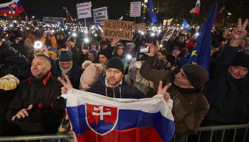 Slovakia at 'critical crossroads' as months of protest threaten pro ...