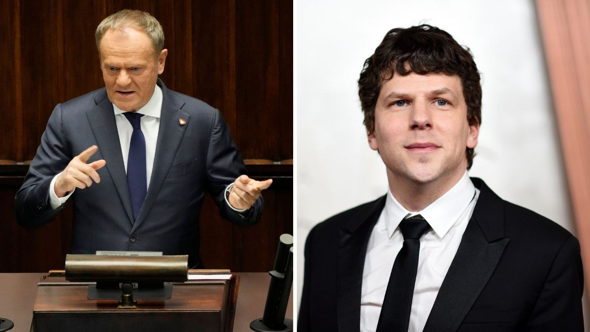Tusk will Jesse Eisenberg als neuen James Bond fit machen | Euronews