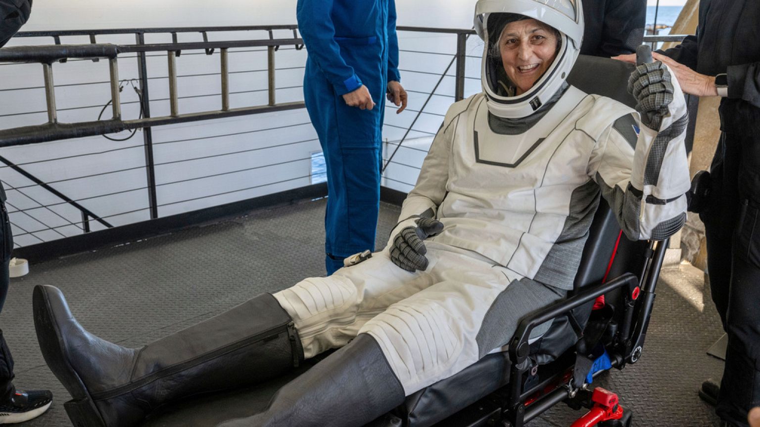 Retour sur Terre des deux astronautes américains après plus de neuf ...
