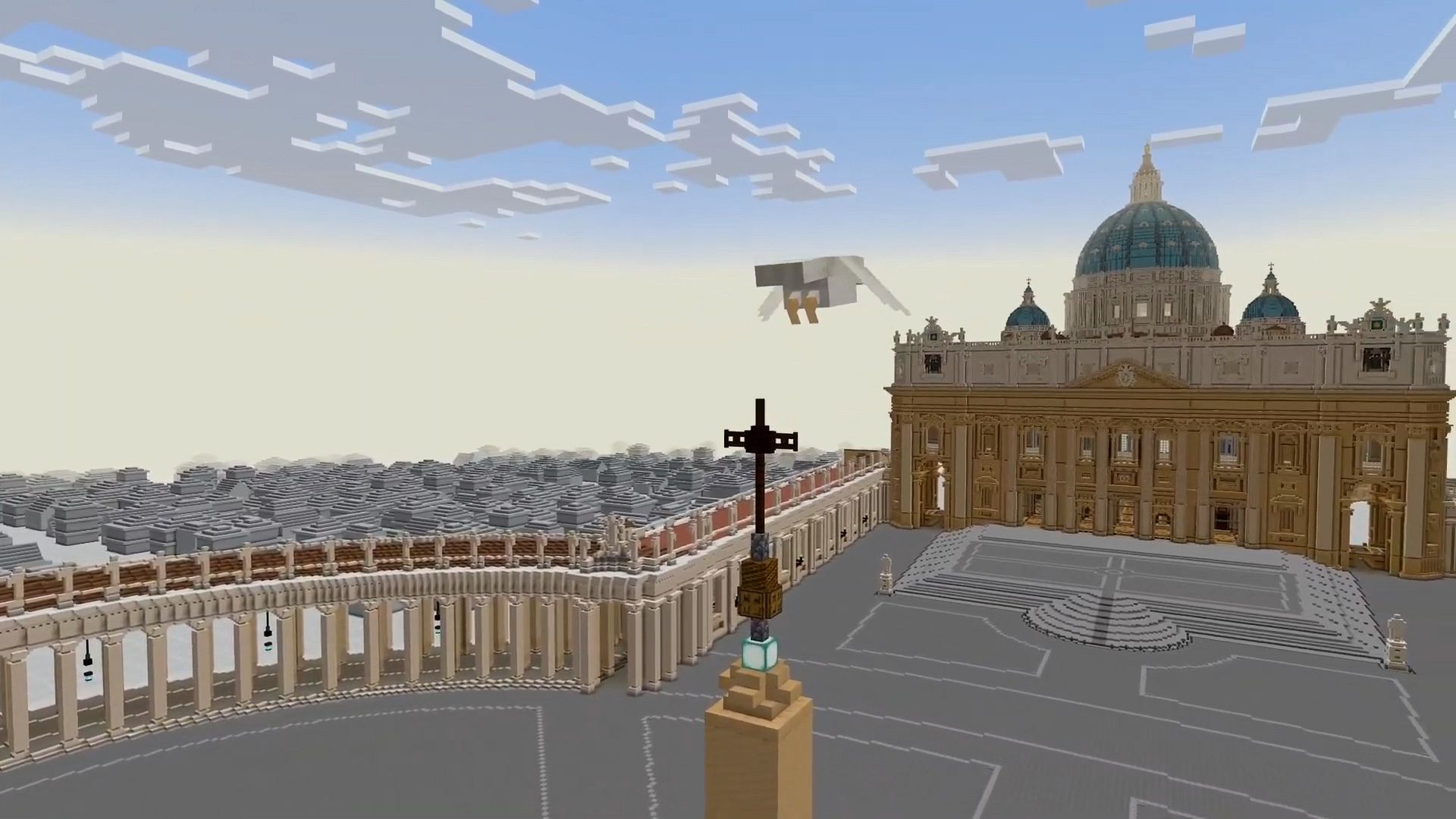 Watykan wkracza do gry - Bazylika św. Piotra do zwiedzania w Minecraft ...