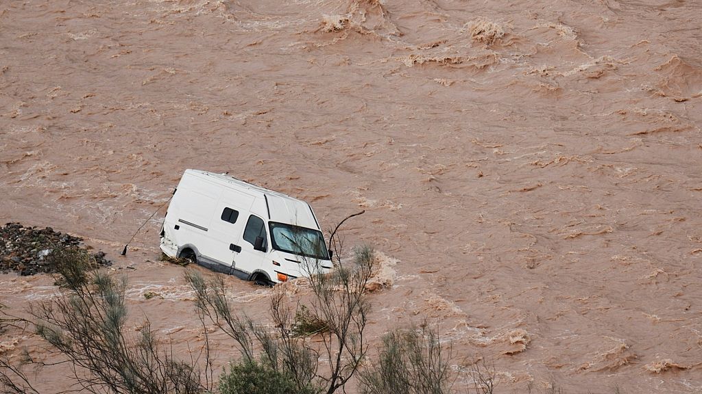 Heavy rainfall fills empty reservoirs in Spain, bringing drought relief ...