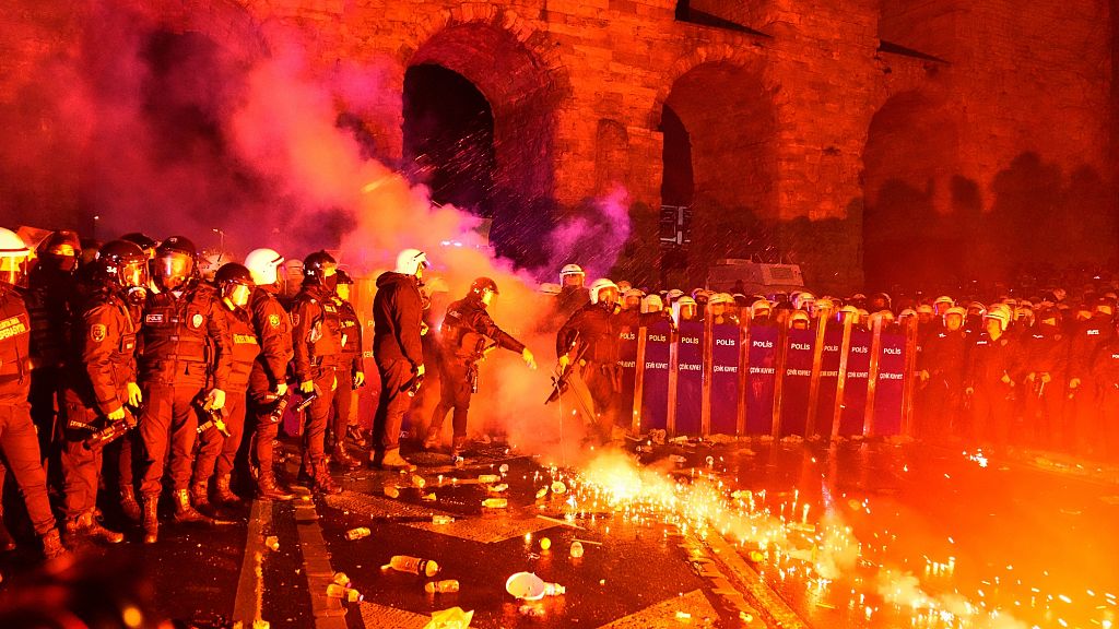Turkey's CHP party urges peaceful protests after Istanbul mayor's ...