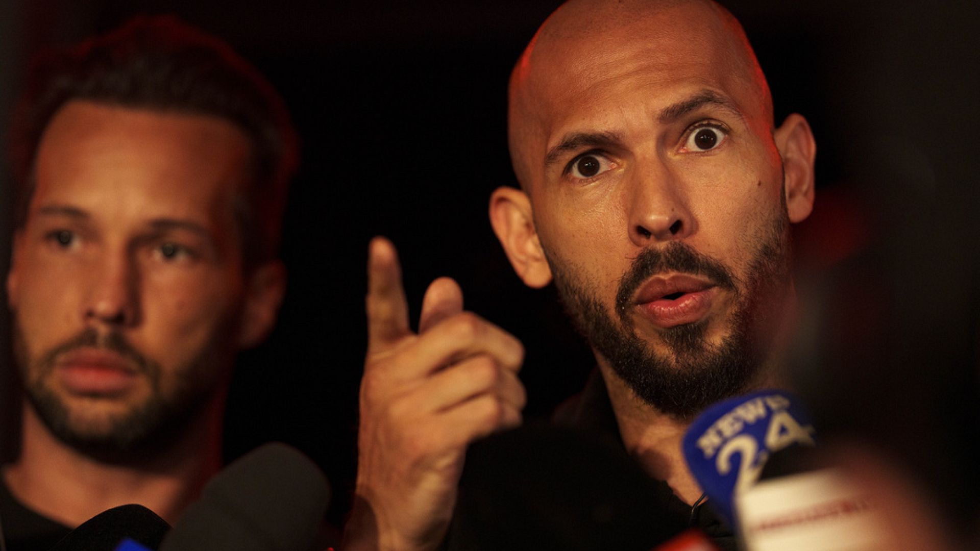 Tate brothers return to Romania to clear their names in court | Euronews