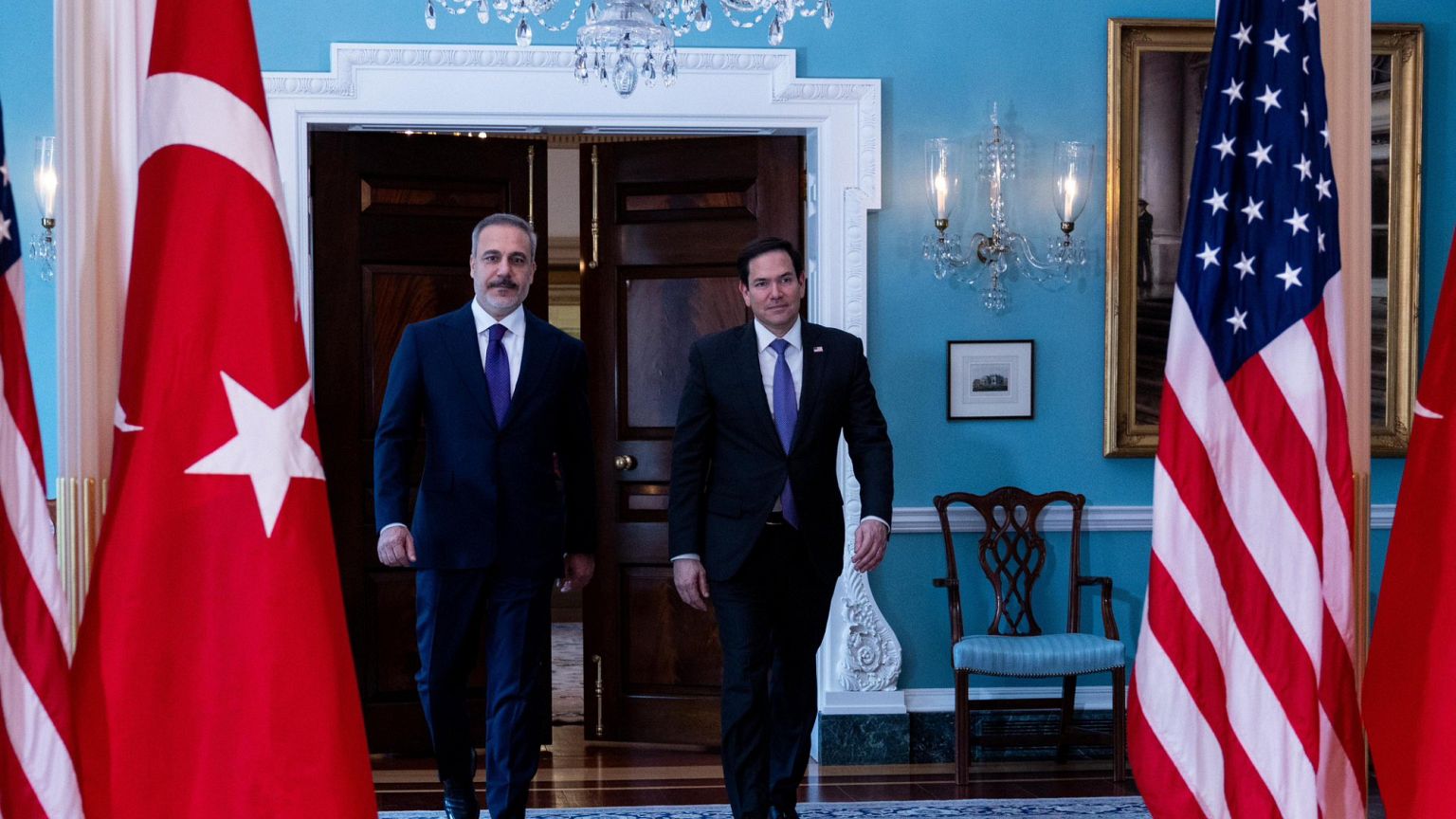 Dışişleri Bakanı Hakan Fidan, ABD Dışişleri Bakanı Marco Rubio ile görüştü | Euronews