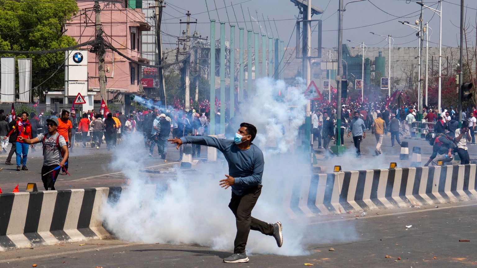 Two killed in Nepal as protesters demanding return of monarchy clash ...