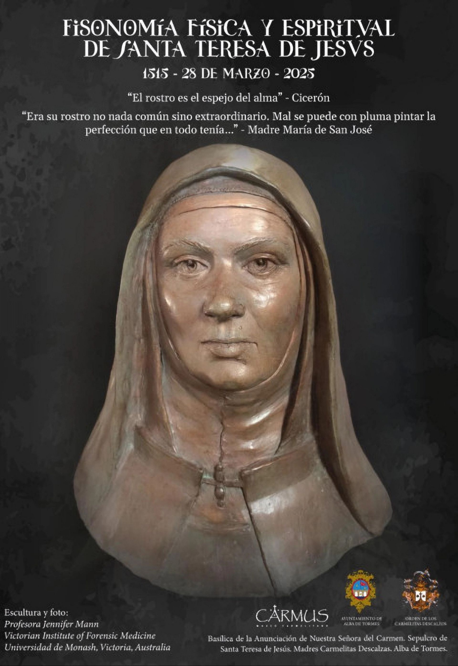 Des scientifiques reconstituent le visage de Sainte Thérèse de Jésus, 510 ans après sa naissance ...