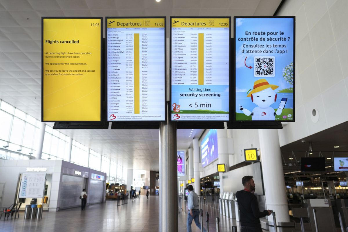 Nationwide strike across Belgium severely disrupts public transport and ...