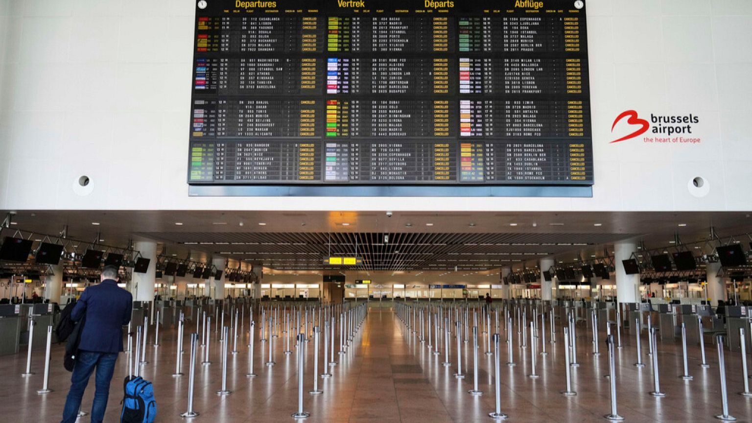 Nationwide strike across Belgium severely disrupts public transport and ...