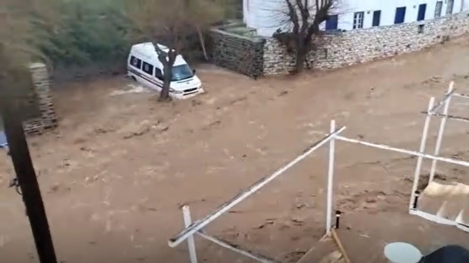 Severe storms cause flooding and destruction on Greek islands of ...