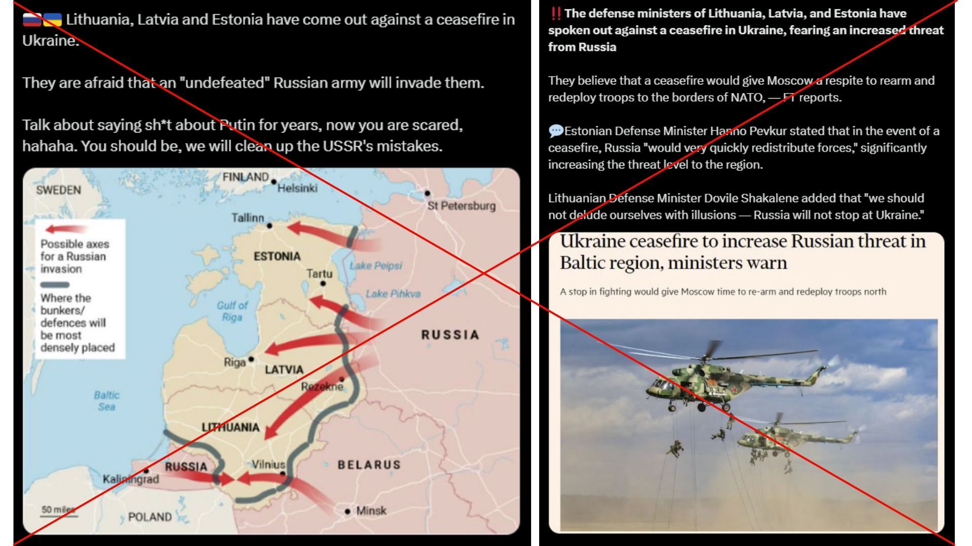 Fact check: The Baltics aren't against a ceasefire in Ukraine | Euronews