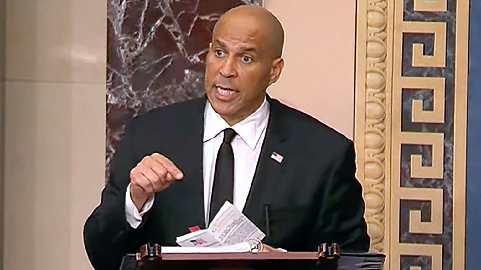 US Democratic Senator Cory Booker sets historic record with Senate ...