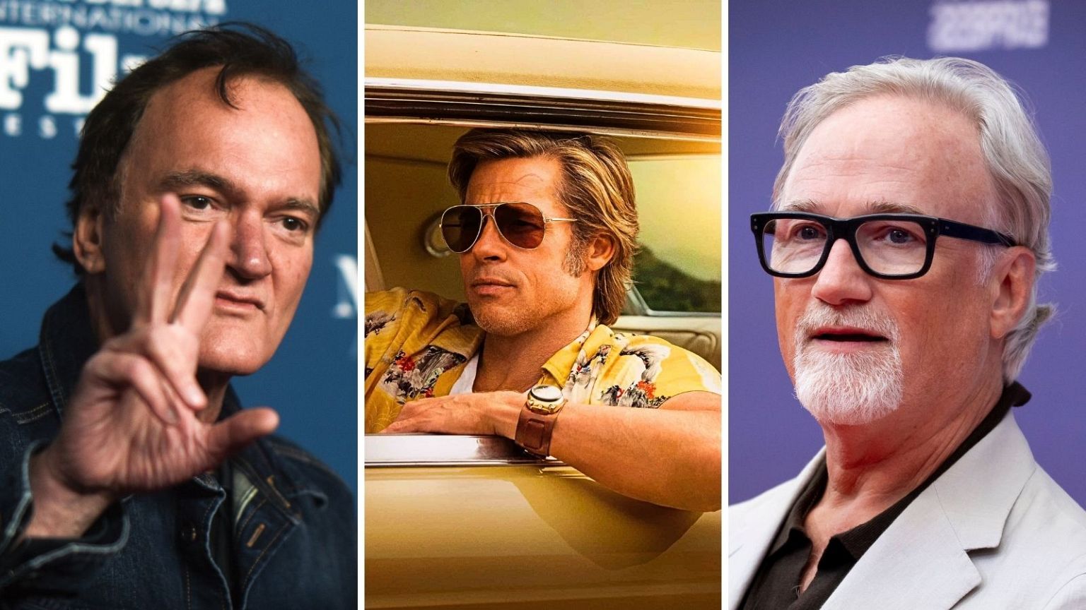 Quentin Tarantino, David Fincher ve Brad Pitt 'Once Upon A Time In ...