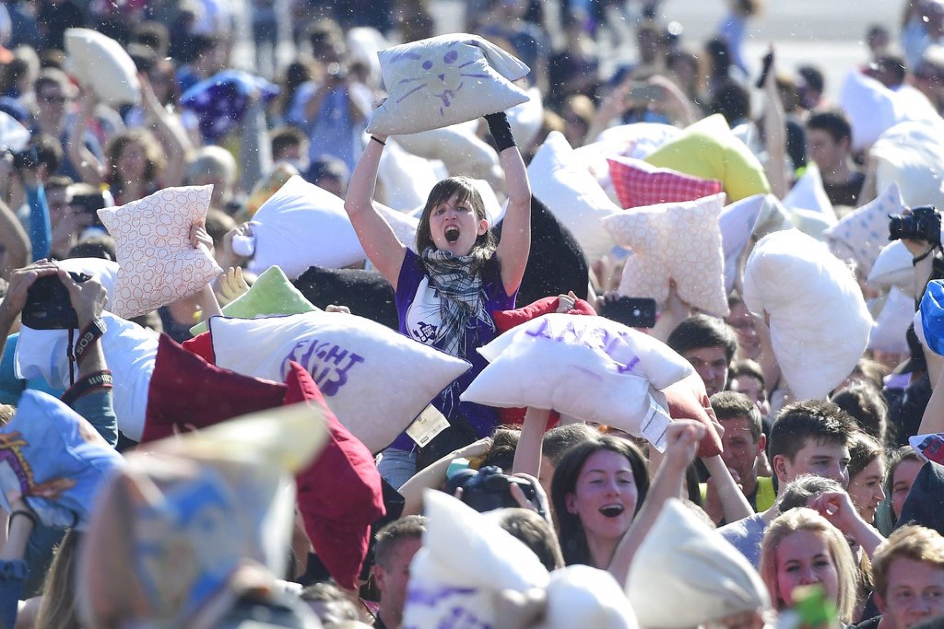 International Pillow Fight Day is helping reclaim urban space for fun ...