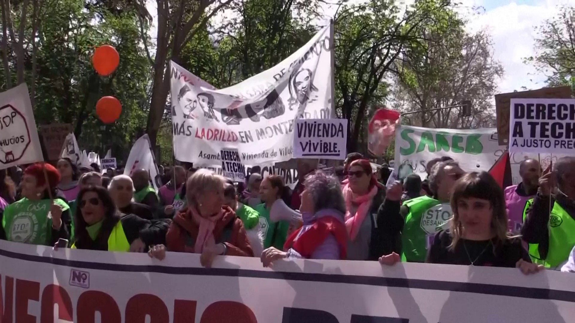 Thousands in Spain take to the streets in protest against country's ...