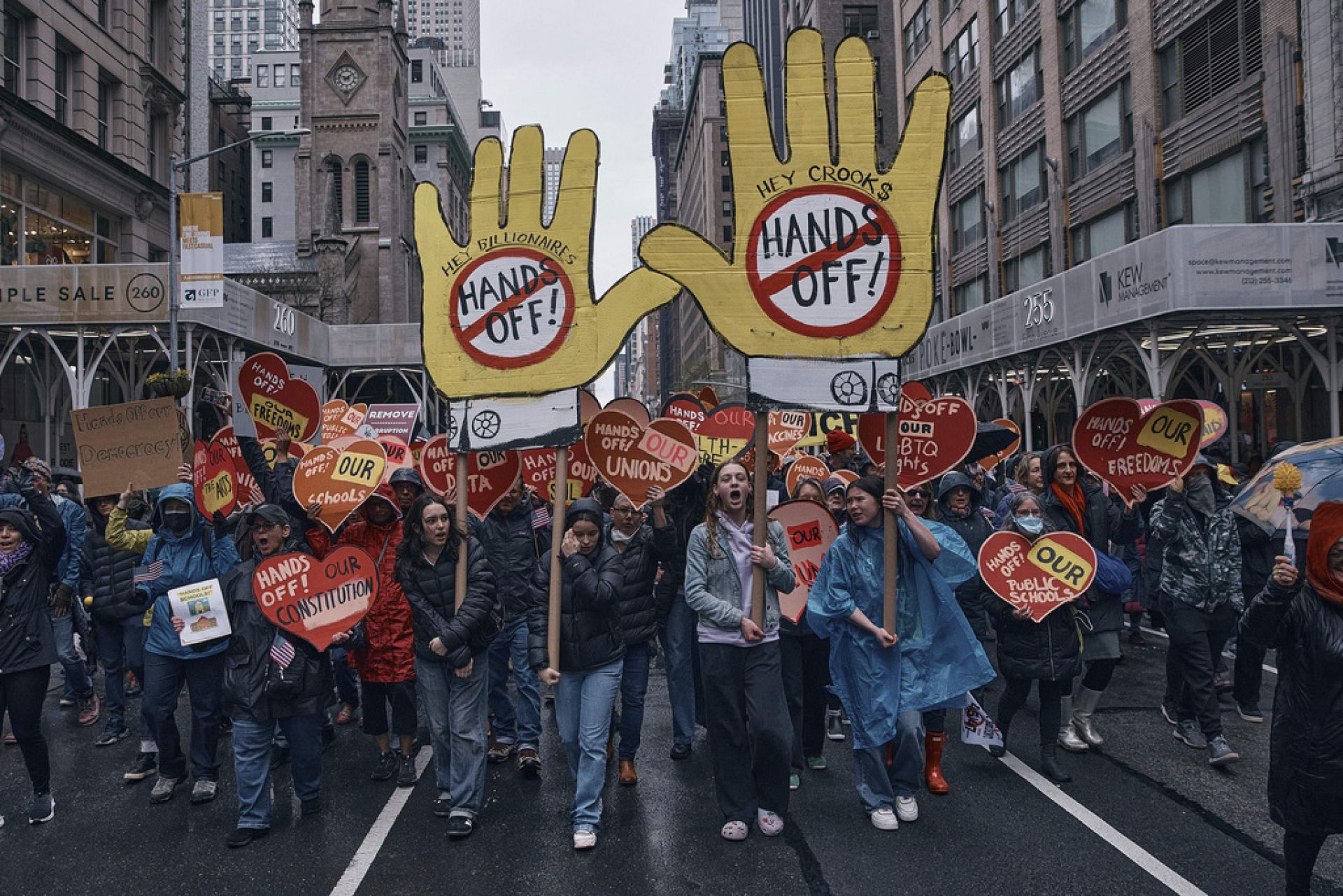Thousands take part in anti-Trump, Musk protests nationwide and abroad ...