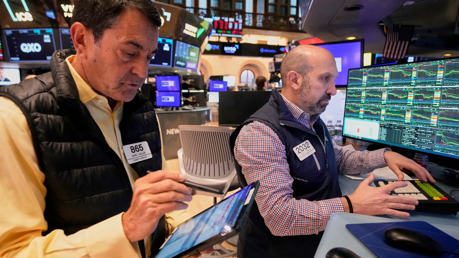 Wild market swings: Stocks volatile on Wall Street as tariff woes hit ...