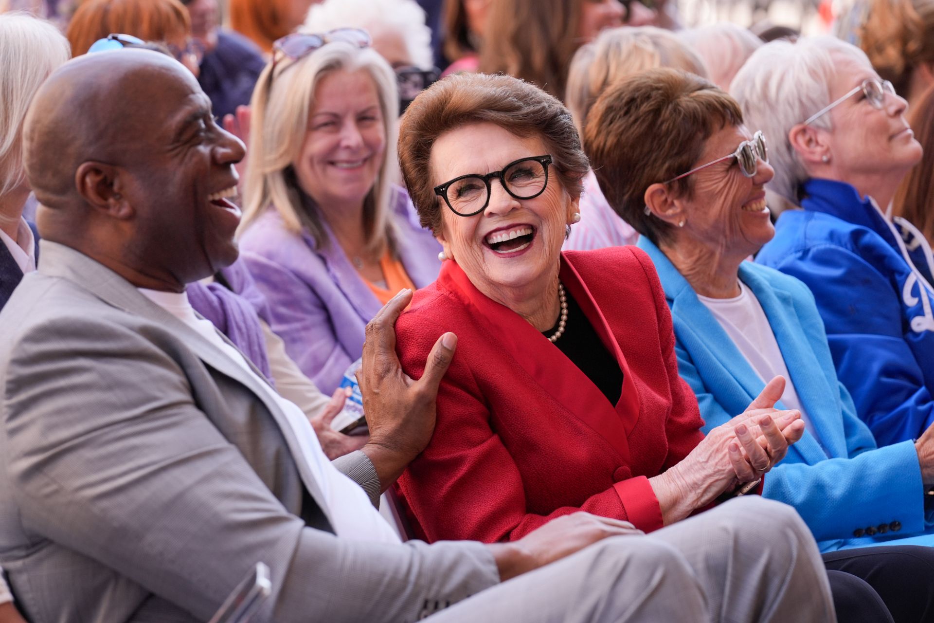 US tennis legend Billie Jean King immortalized with star on Hollywood ...