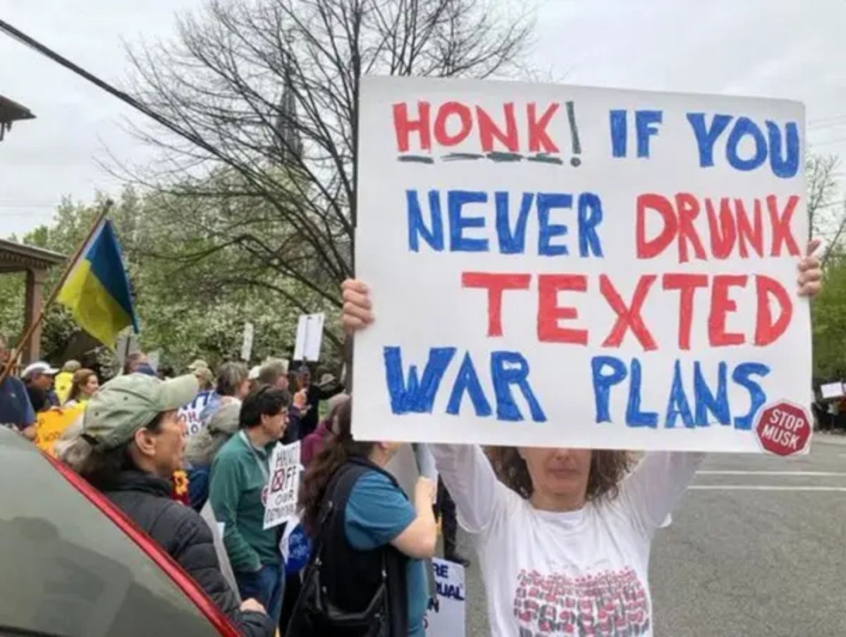 The 10 best and funniest signs from the US ‘Hands Off’ protests | Euronews