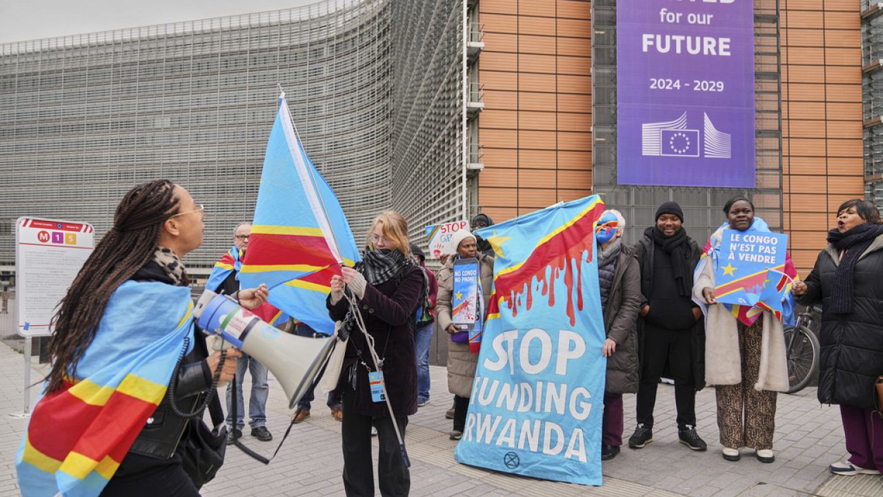 Video. Protests against M23 rebels offensive in DR Congo | Euronews