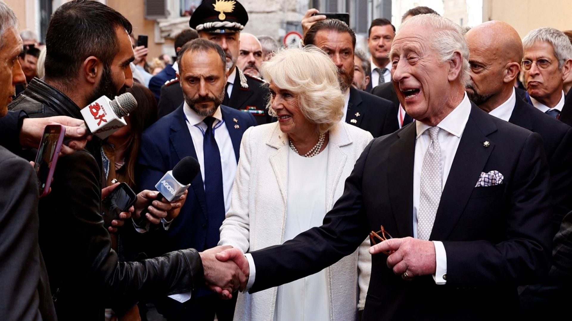 UK royals attend state dinner hosted by Italian President at Quirinale ...