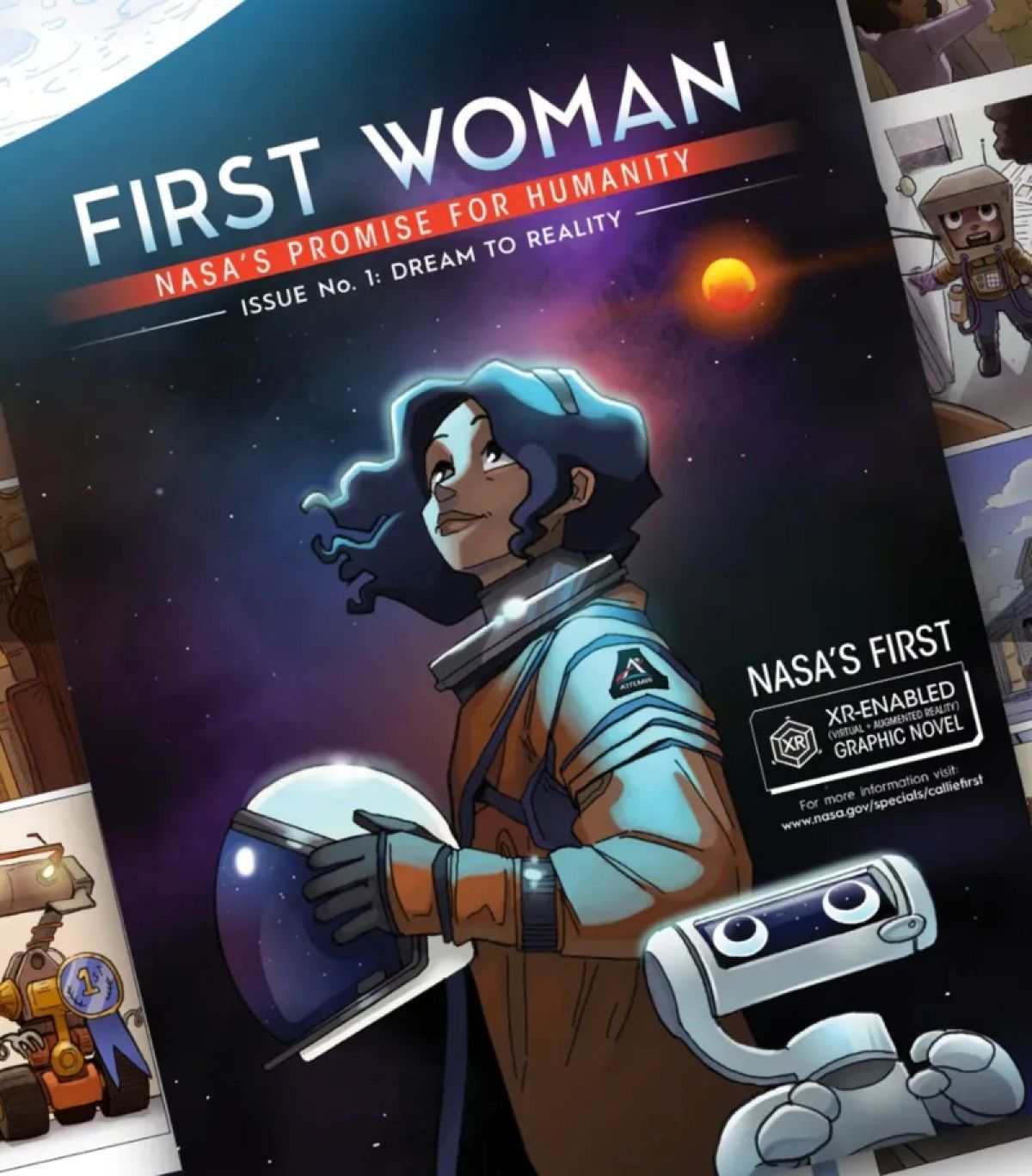 NASA removes graphic novel featuring female astronaut as Trump's ...