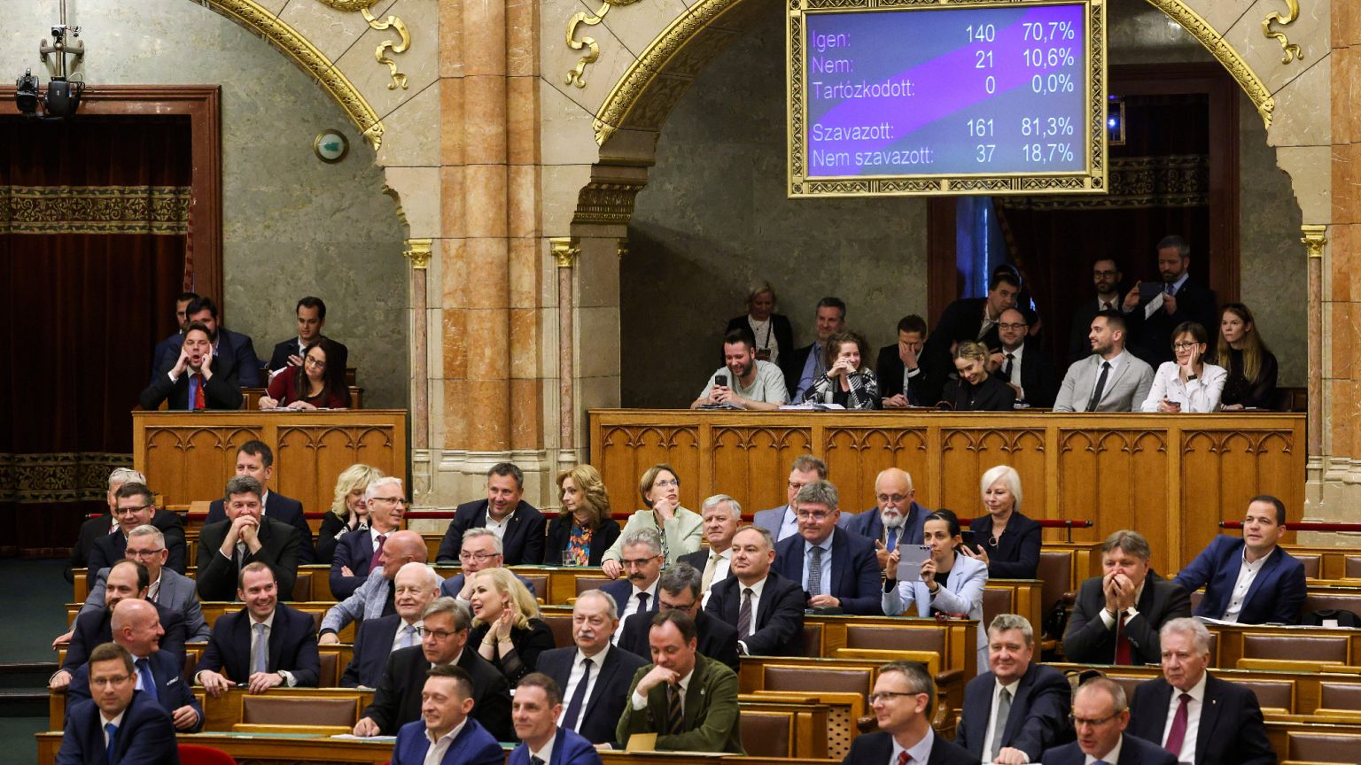 Hungary's parliament passes constitutional amendment banning public ...
