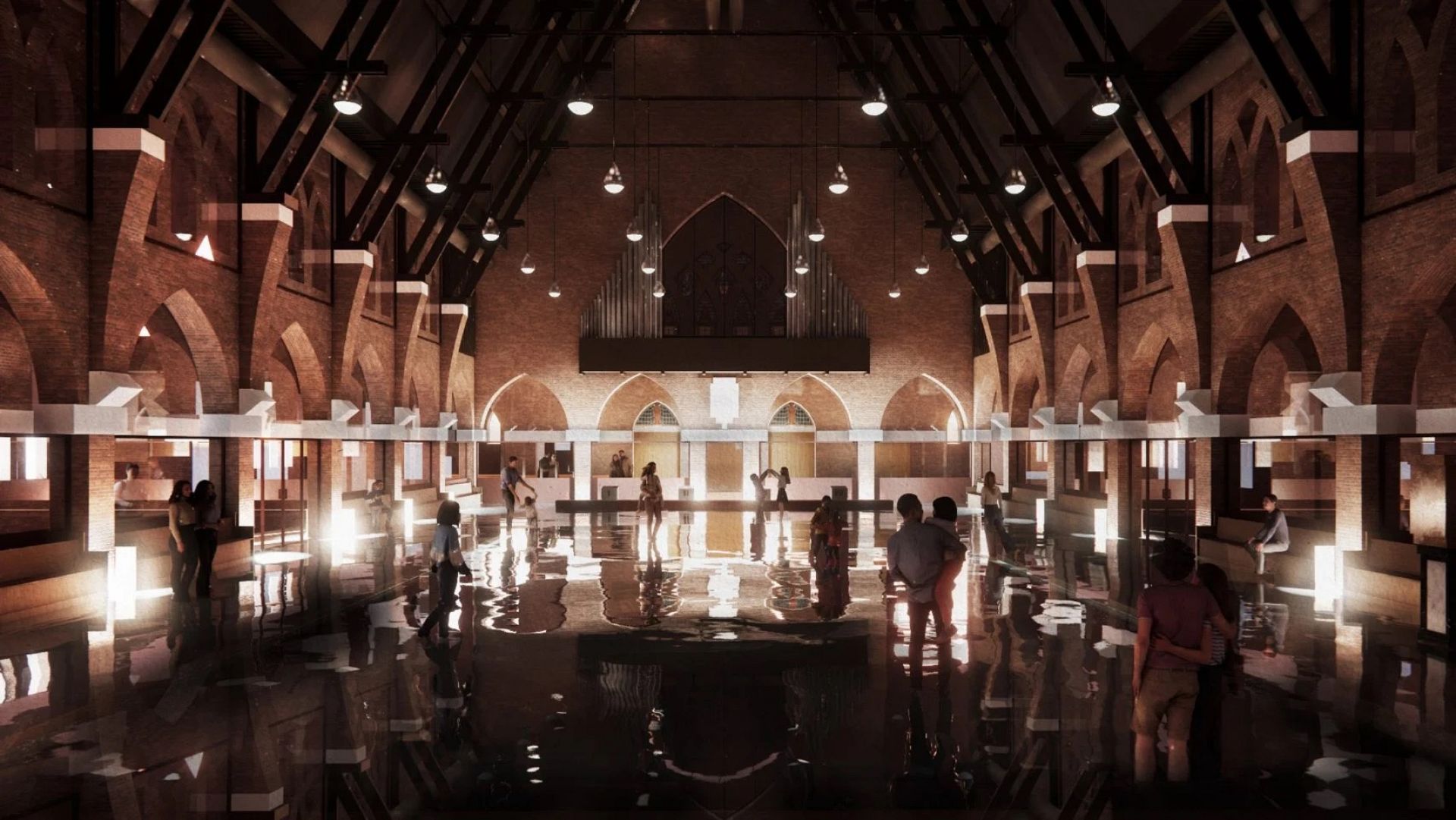 Dutch architecture studios design a church-turned-pool, where you can ...