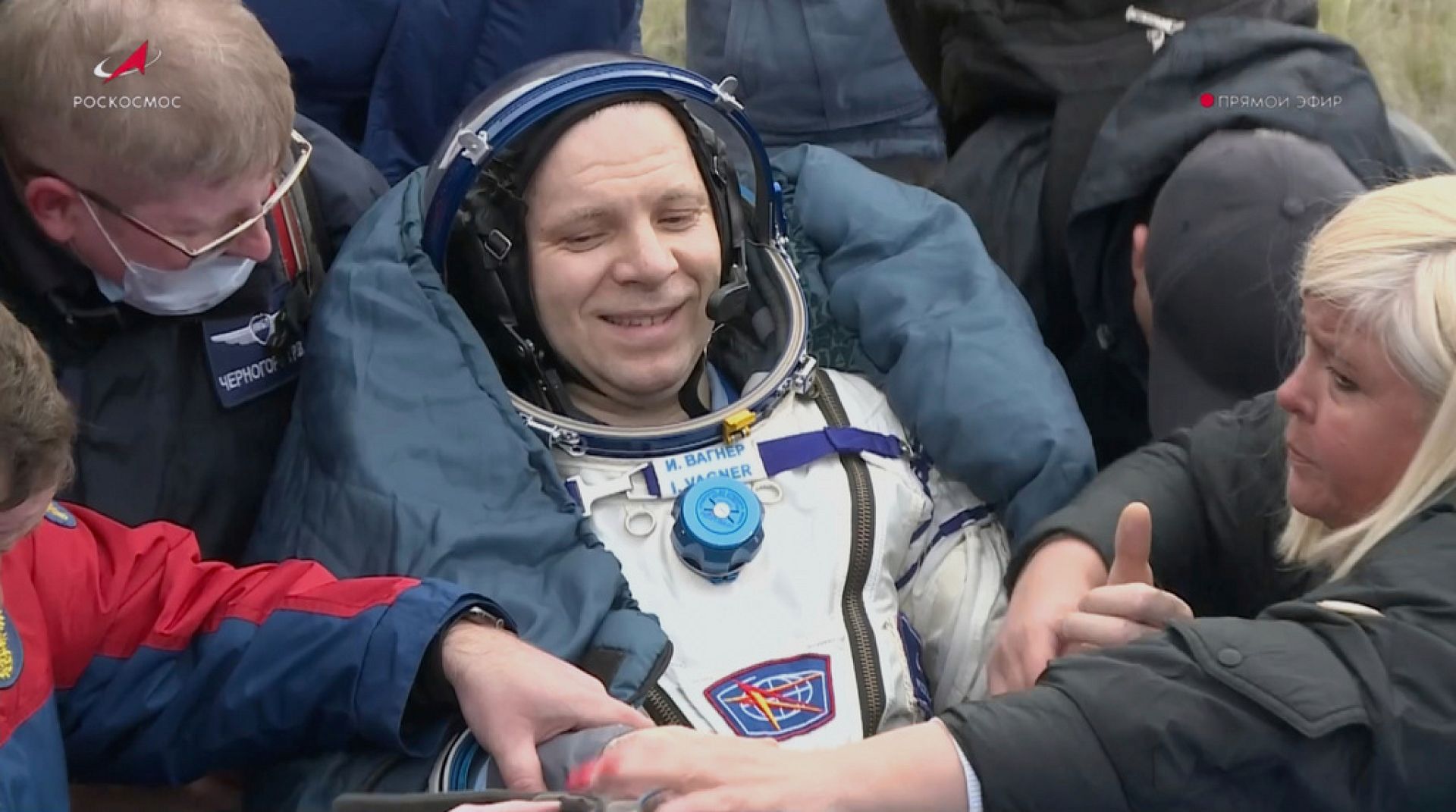 Soyuz MS-26 spacecraft carrying Expedition 72 crew lands in Kazakhstan