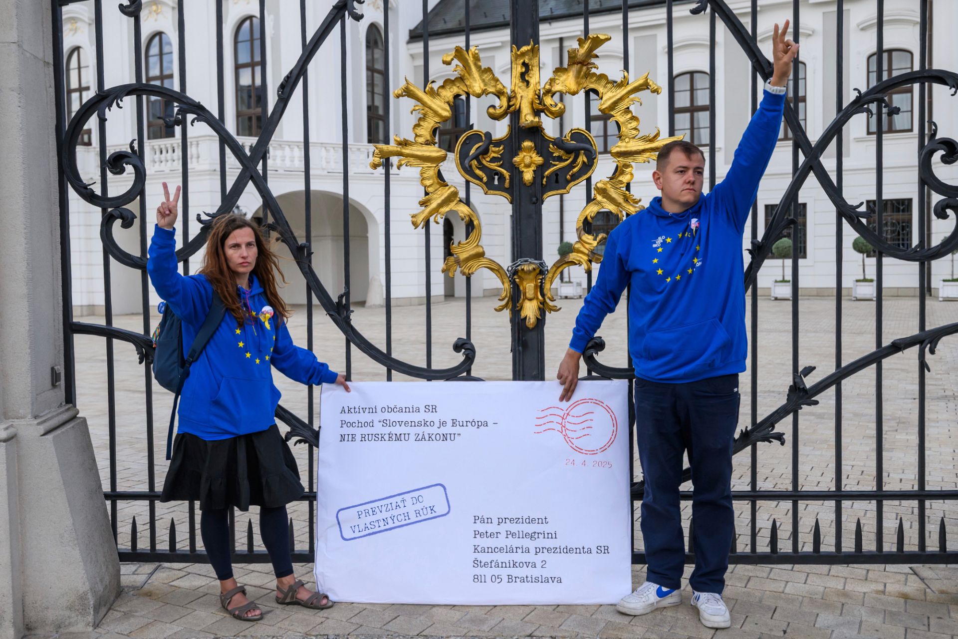 Protesta en Eslovaquia contra una ley que limita la libertad de ...