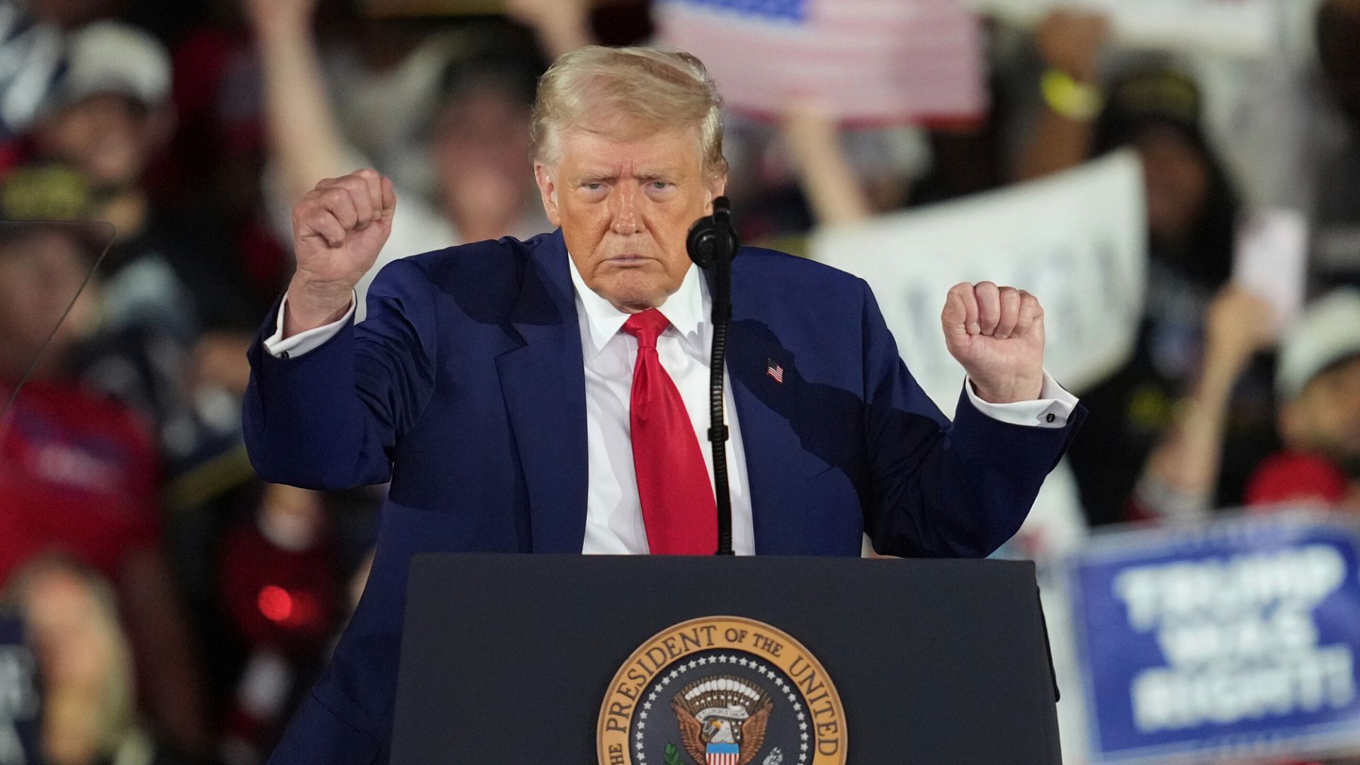 'Nothing will stop me': Trump celebrates 100 days in office as approval ...