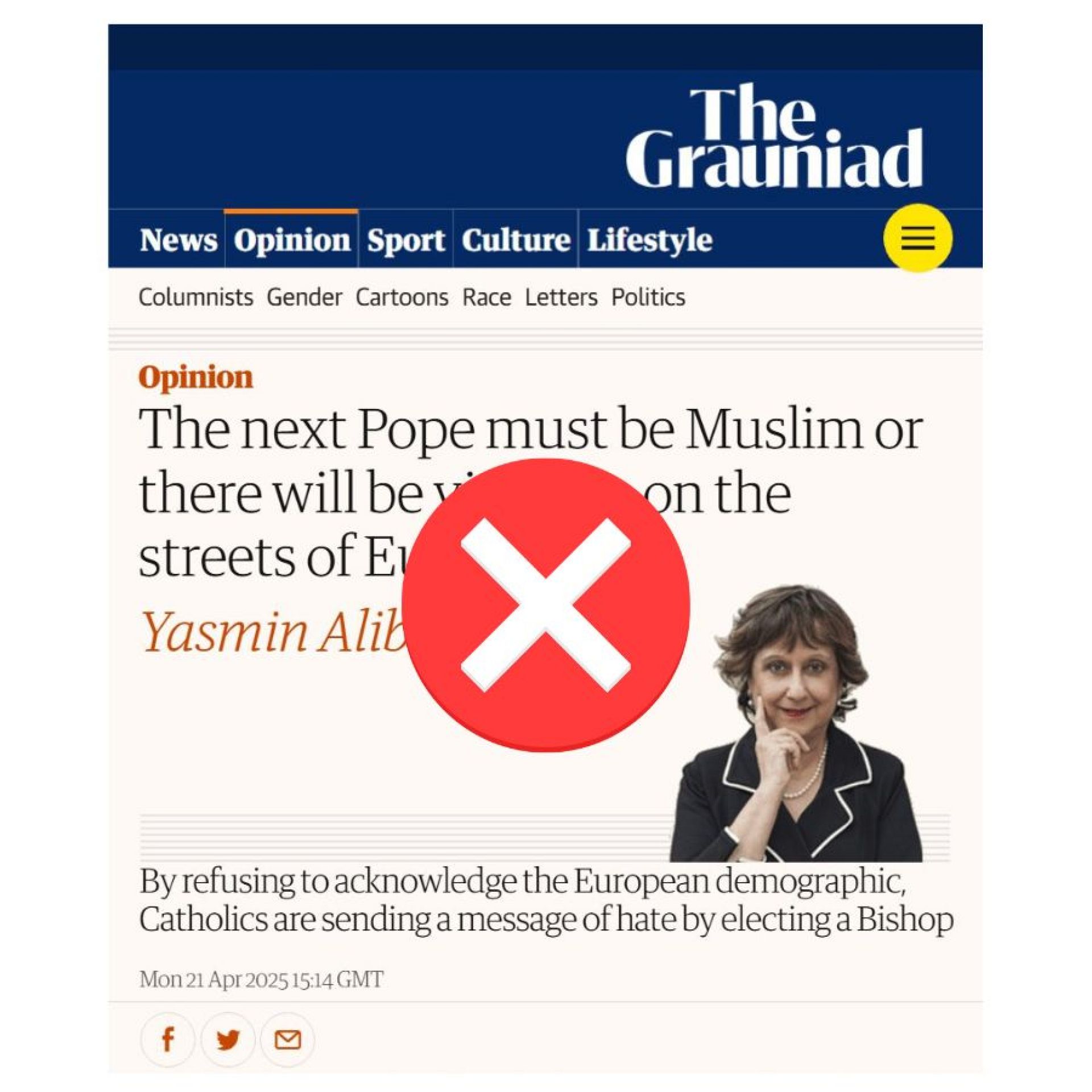 Disinformation and conspiracy theories circulate as papal conclave ...